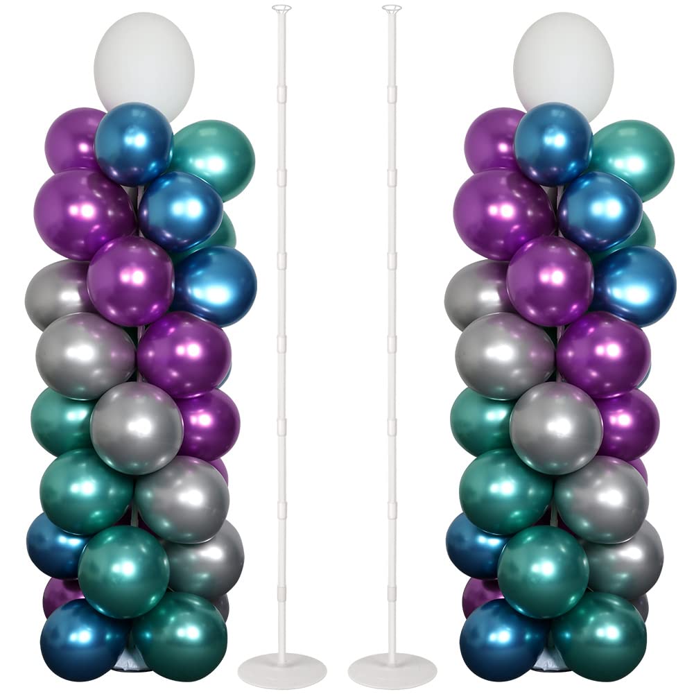 Buy OurWarm Balloon Column Stand Kit for Floor, 63 Inches Balloon Arch ...