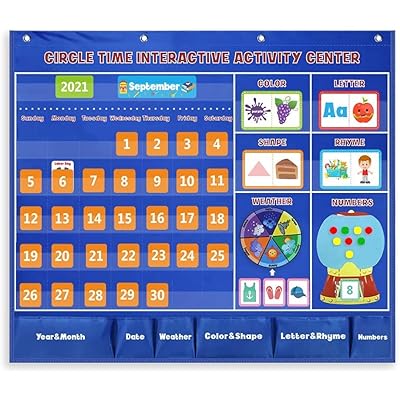 Educational Circle Time Center Pocket Chart Set for Bahrain | Ubuy