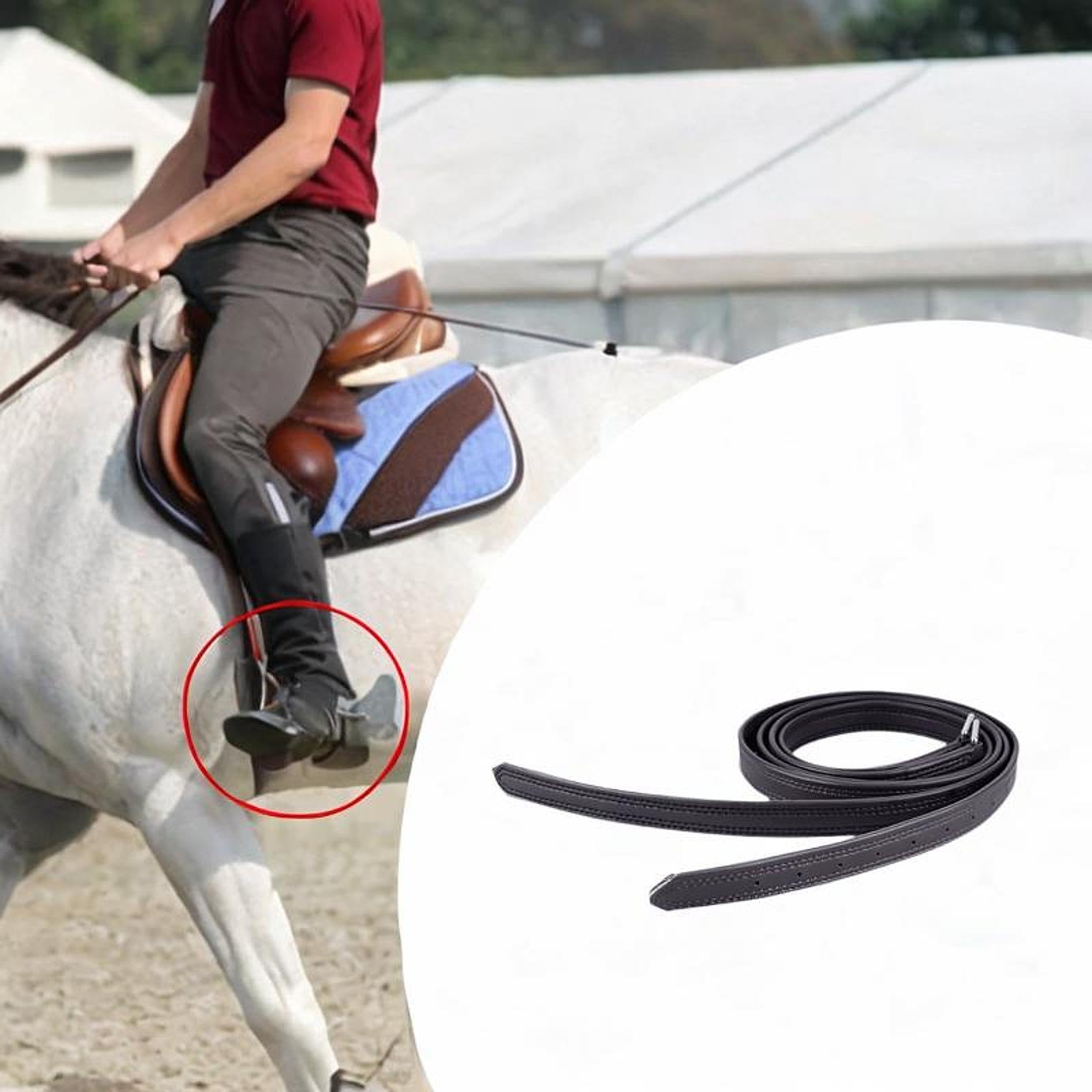 English Stirrup Leathers – 2 Pack, 48