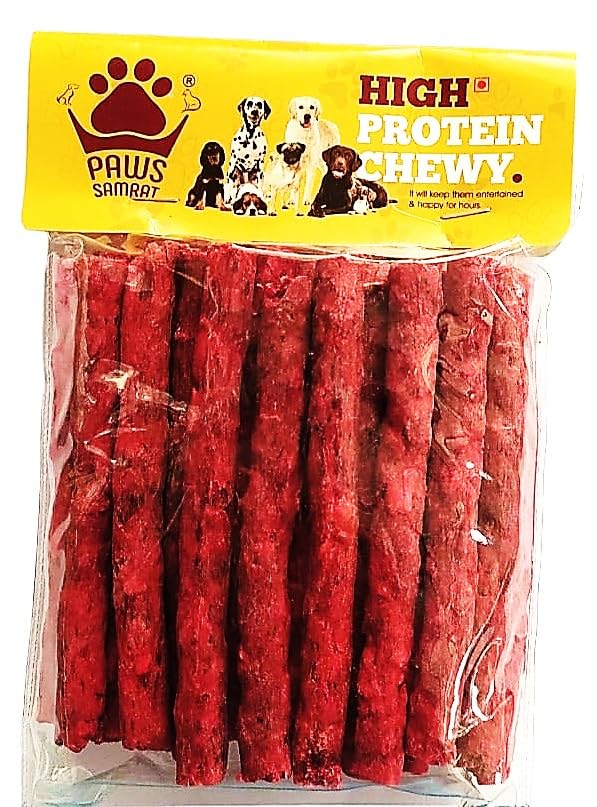 Buy Paws Samrat Chew Sticks Munchy Stick Mutton Flavor, Dogs Snacks ...