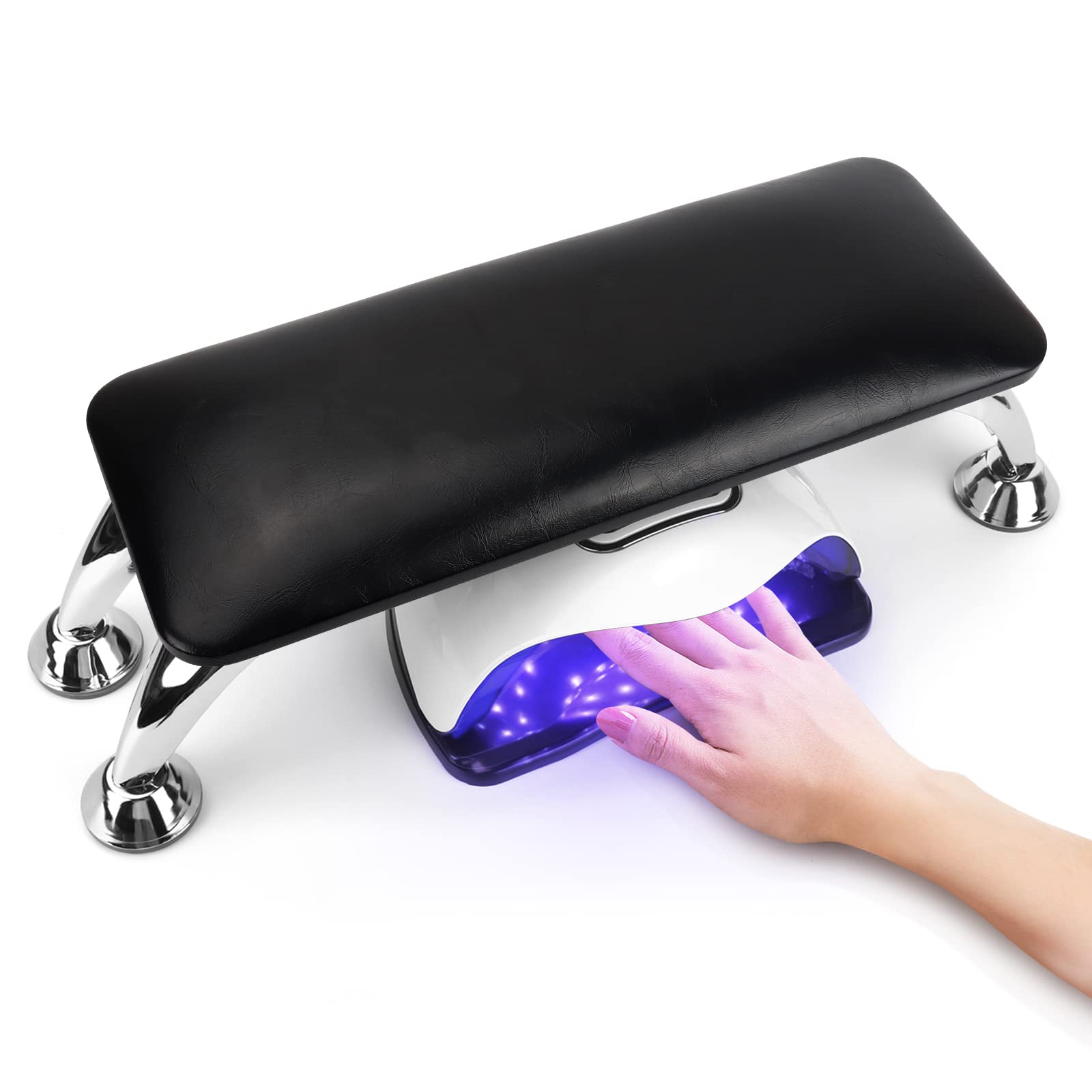 Amazon.com: Big Arm Rest for Nails Cushion, Microfiber Leather Hand ...
