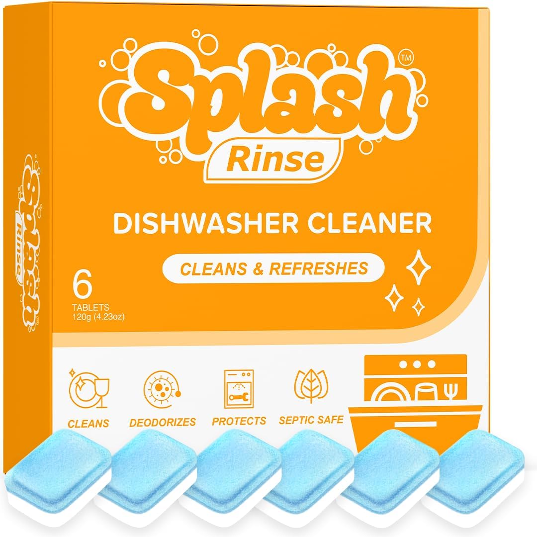 Amazon.com: Generic Splash Rinse Dishwasher Cleaner Tablets - Deep ...