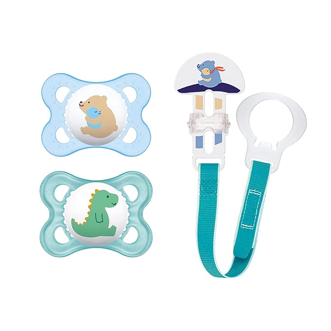 Amazon.com : MAM Original Value Pack Baby Pacifier, Nipple Shape Helps ...
