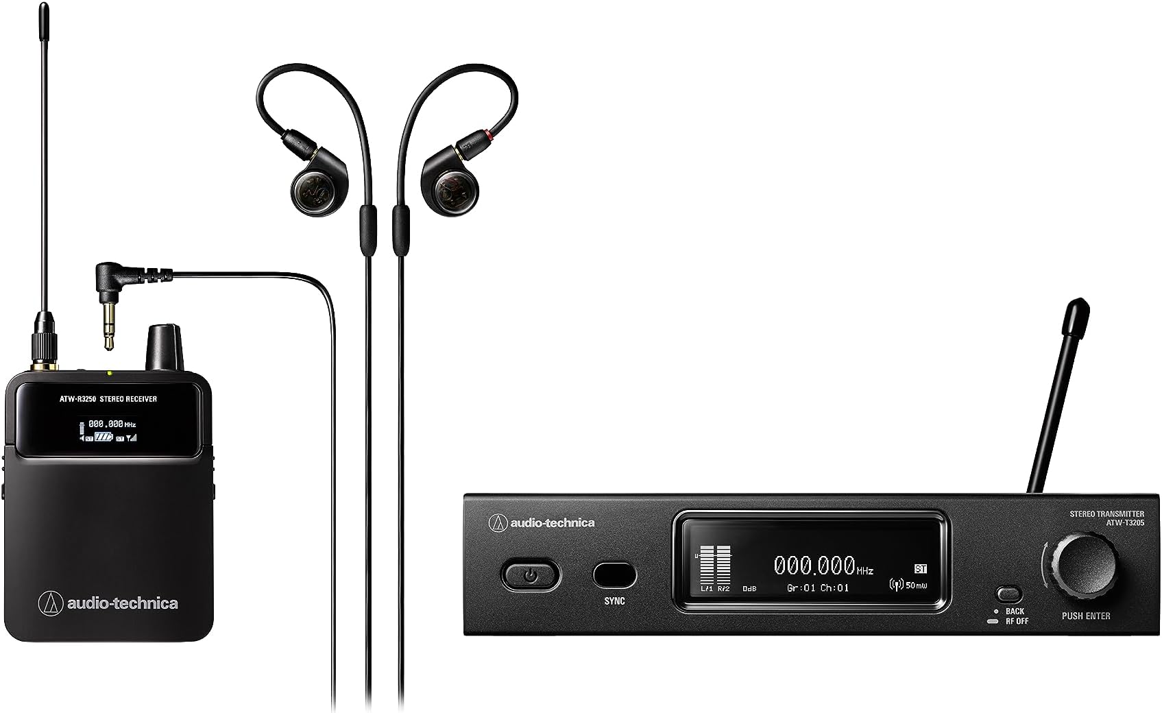 Amazon.com: Xvive Audio U4 Wireless In-Ear Monitor System with One ...