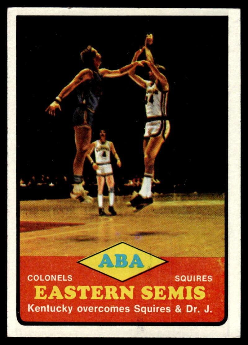 Amazon.com: Basketball 1973-74 Topps #204 ABA Eastern Semis ...