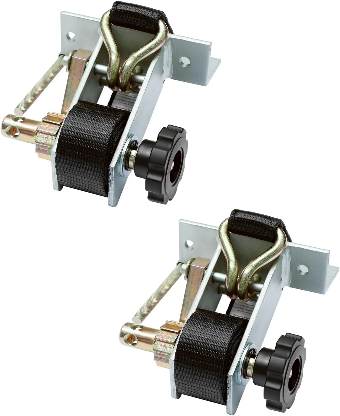 Amazon.com: Pipe Rack Ratchet Straps, W/J-Hook (2PCS), 1.4" Silver ...