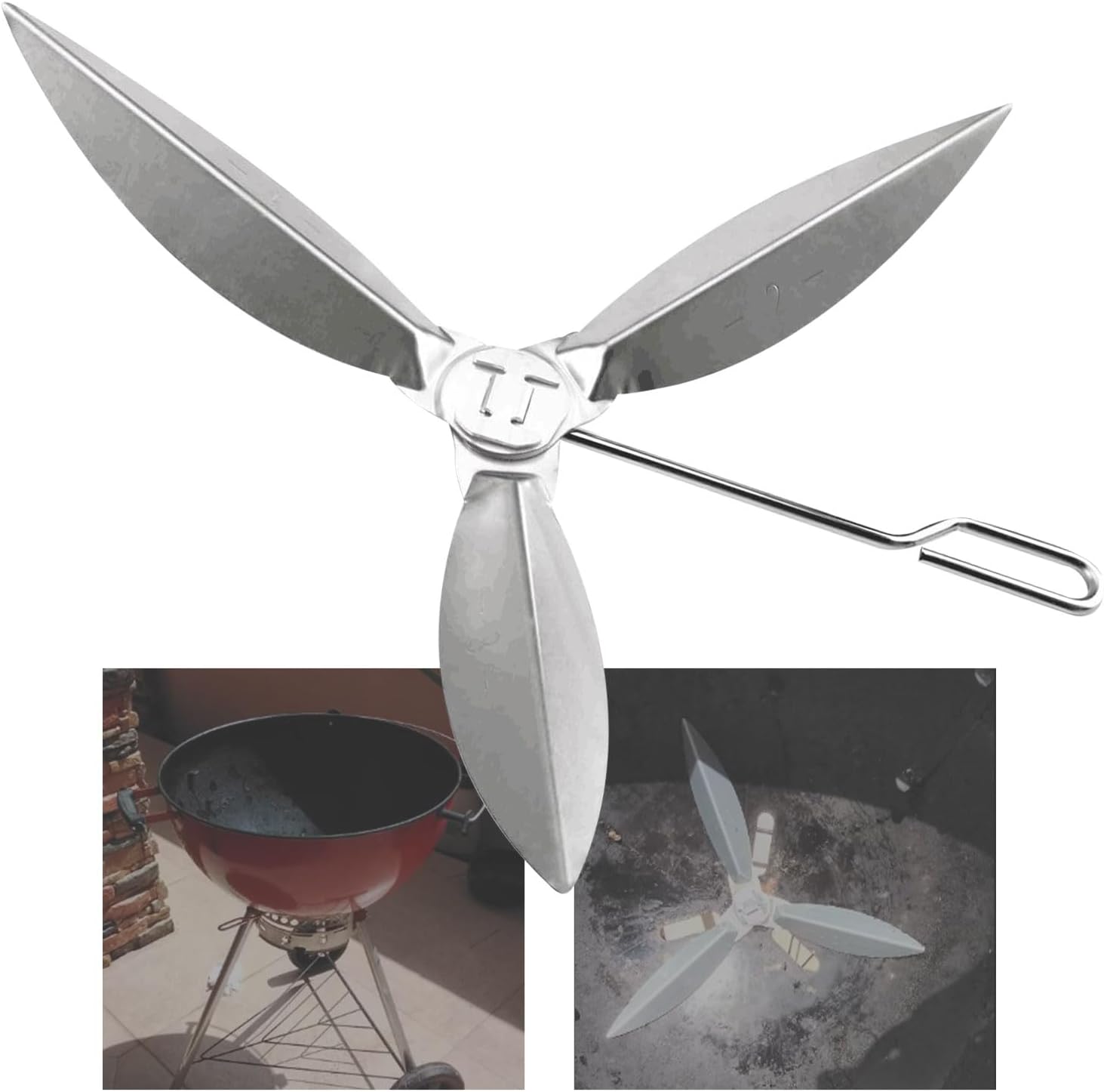 Amazon.com : 22-1/2-Inch One-Touch Cleaning System Kit for Weber Grill ...