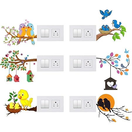 Buy Decals Creativity® Switch Board Sticker Light Switch Stickers Combo ...