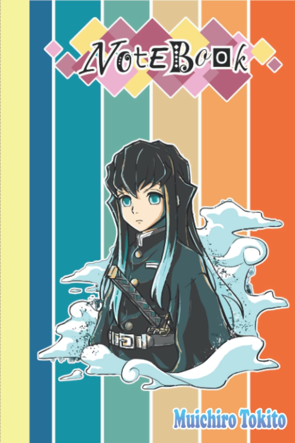 Muichiro Tokito Notebook Manga Anime Mist Hashira Merch For Women ...
