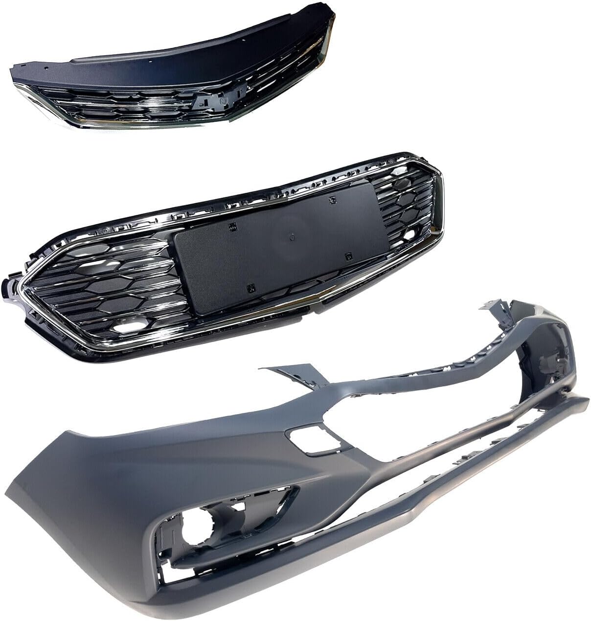 Cubierta de parachoques delantero y rejilla superior e inferior ...