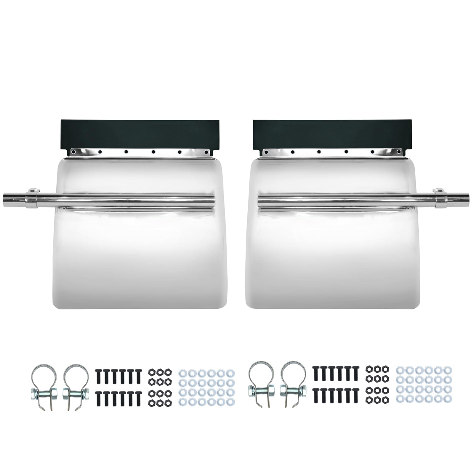 Snapklik.com : BHTOP Stainless Steel Quarter Fenders For Semi Truck