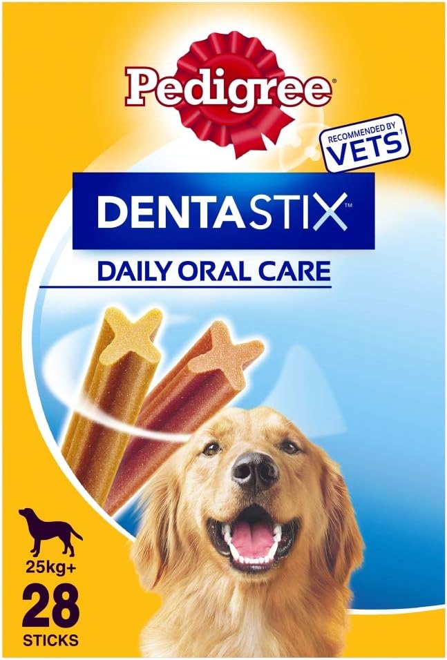 Pedigree DentaStix Daily Dental Chews Large Dog 25kg+ 105 Sticks ...