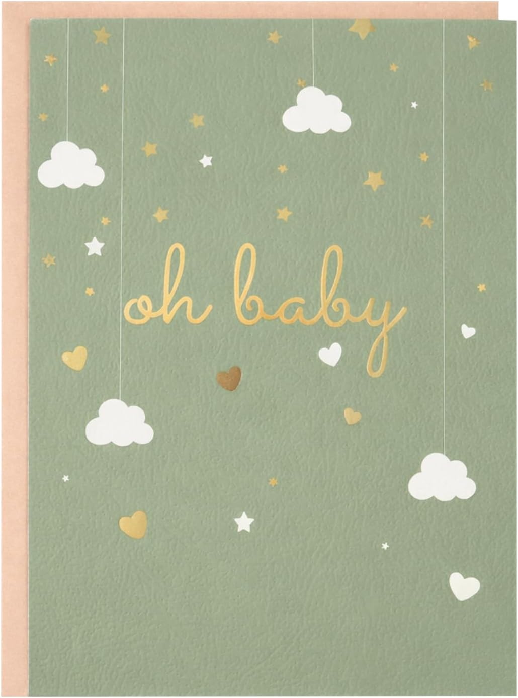 Amazon.com: CHRIZ.Z Baby Shower Card - Single Greeting Cards 5" x 7 ...