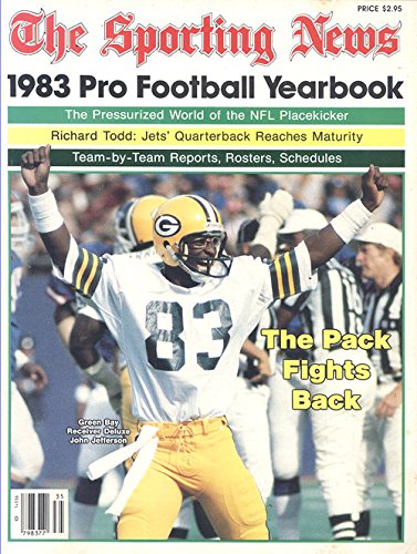 The Sporting News 1983 Pro Football Yearbook (John Jefferson, Green Bay ...