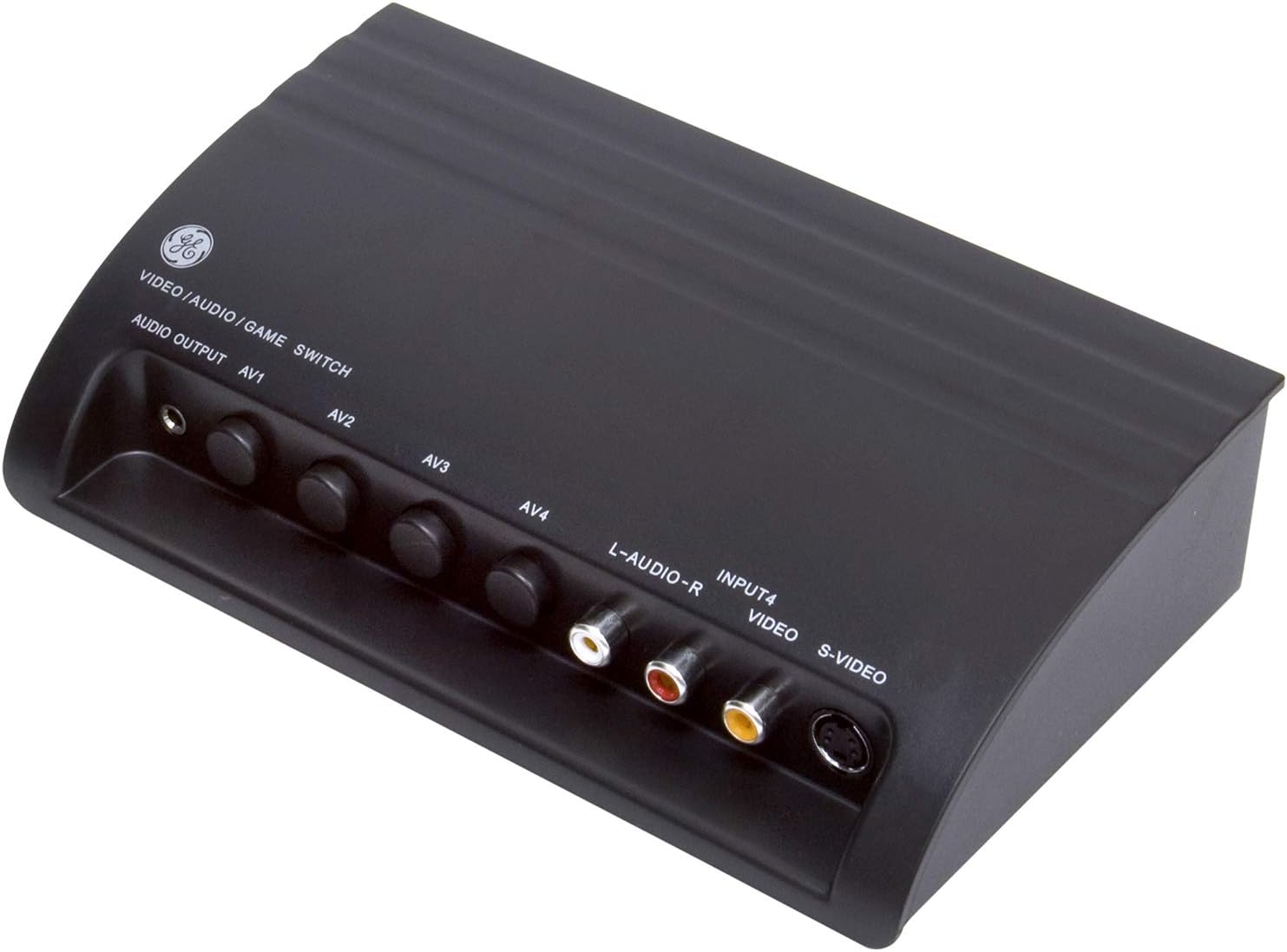 Amazon.com: GE 4-Way RCA Switch AV Splitter Switch, for Connecting 4 ...