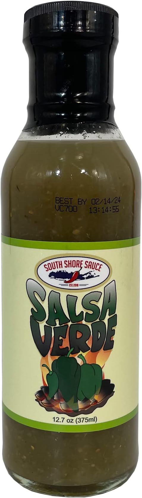 Amazon.com: SOUTH SHORE SAUCE Gourmet Hot Sauce SALSA VERDE Mild Spicy ...
