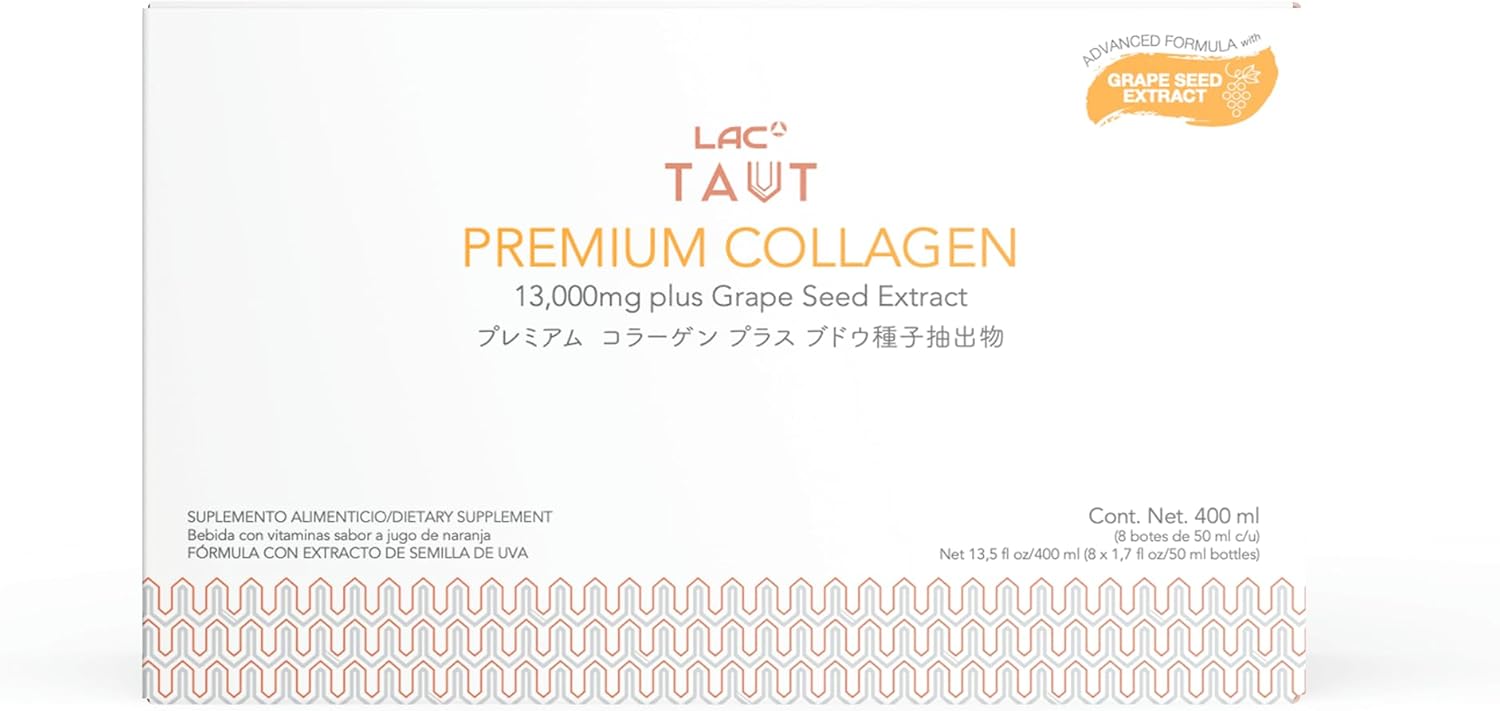 LAC Taut Collagen Drink 50 ml Naranja, 50 ml : Amazon.com.mx: Salud y ...