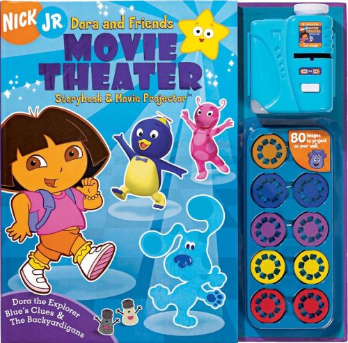 Nick Jr. Dora & Friends Movie Theater Storybook & Movie Projector ...