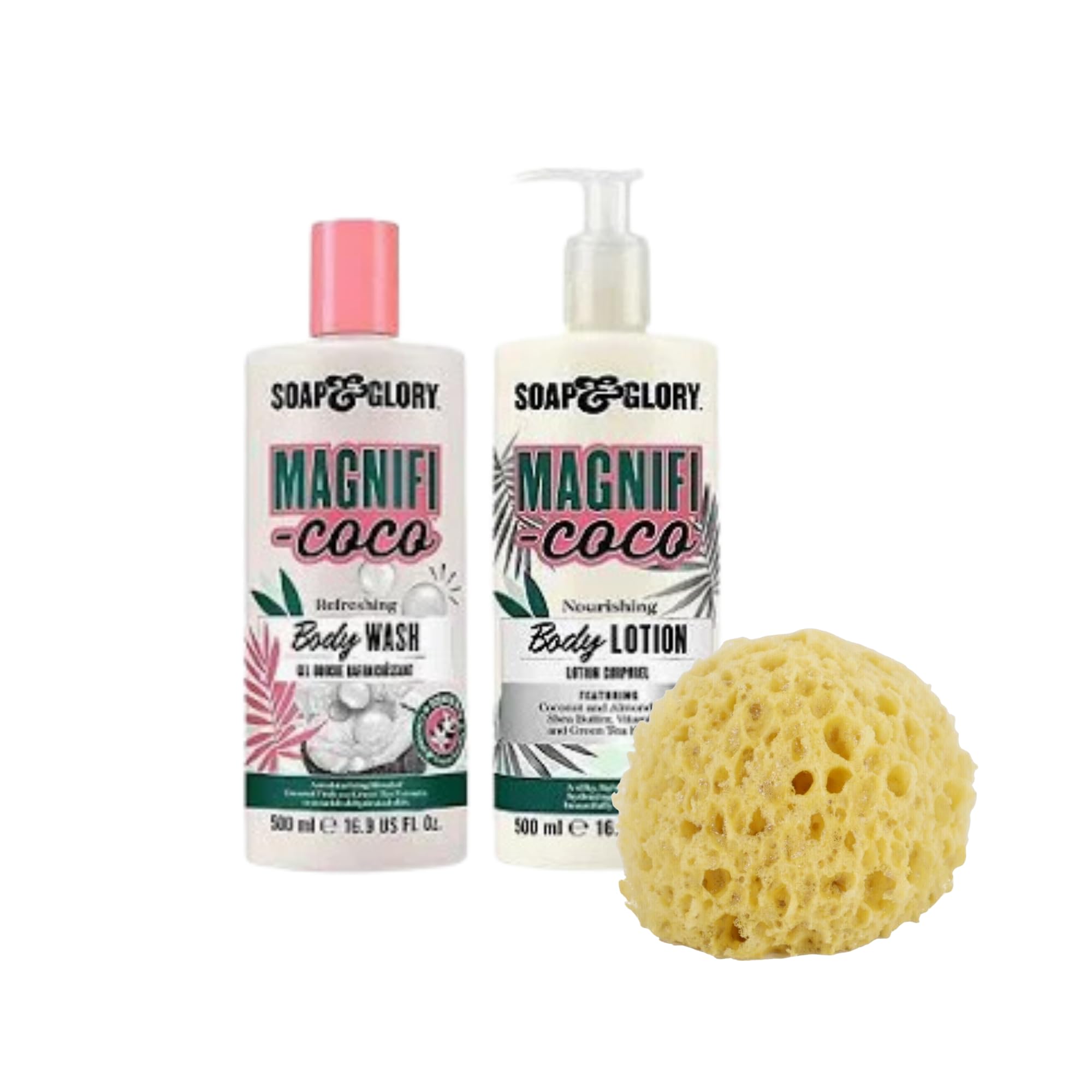 Soap and Glory Magnificoco Shower Gel Body Wash 500ml and Body Lotion ...