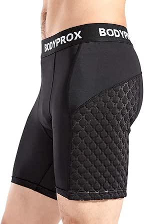Amazon.com: Bodyprox Baseball Sliding Shorts for Men, Compression ...