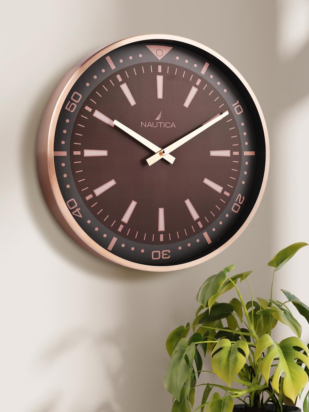 Buy NAUTICA I 12 inch I Silent Wall Clock for Home I 1pc Wall Clock I ...