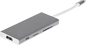 Nikkai USB C Hub Adapter, 7-in-1 with 3x USB-A 3.0, 4K HDMI, USB-C PD ...