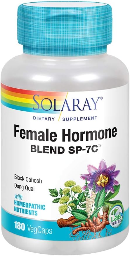 Solaray Female Hormone Blend SP-7C Capsules, 180 Count : Amazon.ae