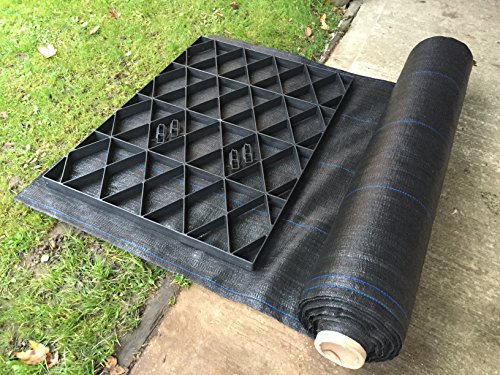 GARDEN SHED BASE GRID 14x10 = FULL ECO KIT 4.3m x 3m + HEAVY DUTY ...