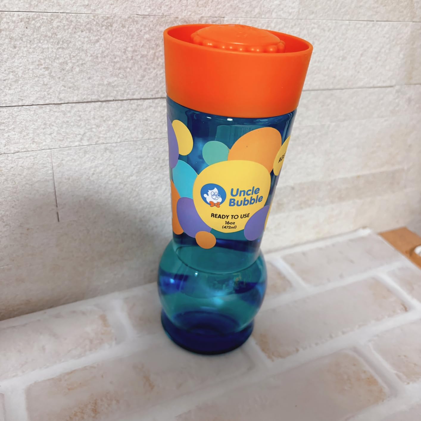 Amazon.co.jp: Uncle Bubble しゃぼん玉液 Orange Cap 16オンス(472ml) 小さい 連続小球作成可能 しゃぼん玉が無数に連続して作れる！割れにくい 特製 ...