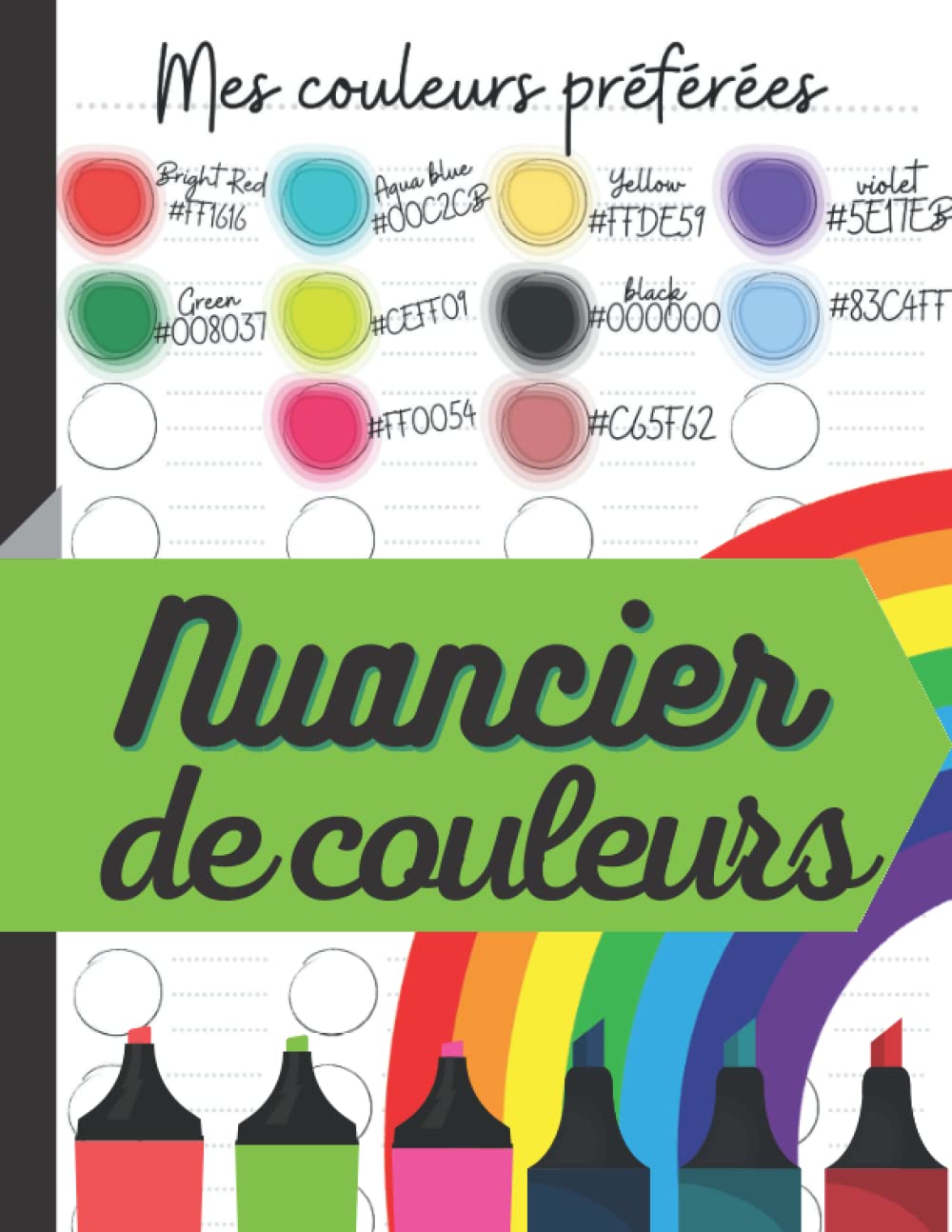 Nuancier De Couleurs 2000 Bulles A Colorier Et A Remplir | Desertcart ...