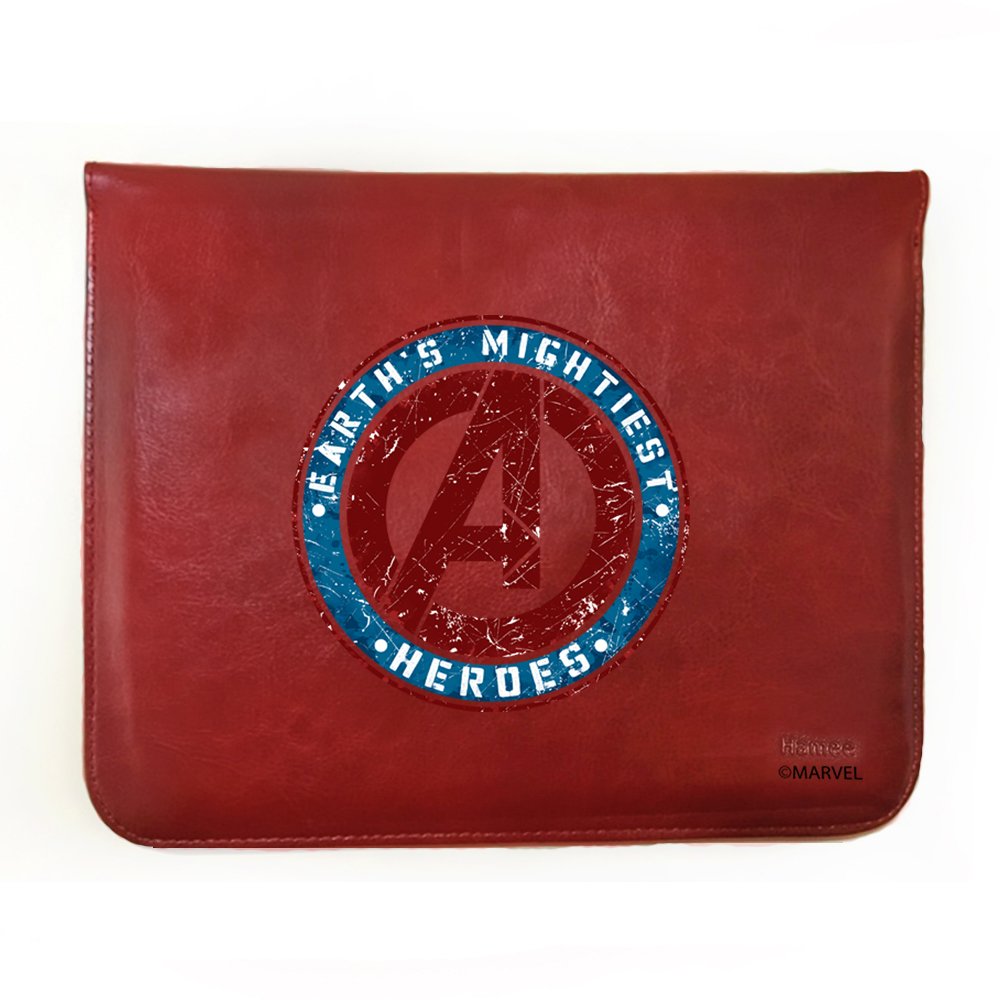 Hamee Marvel Avengers Official Tan Brown Leather Tablet Case / Sleeve ...