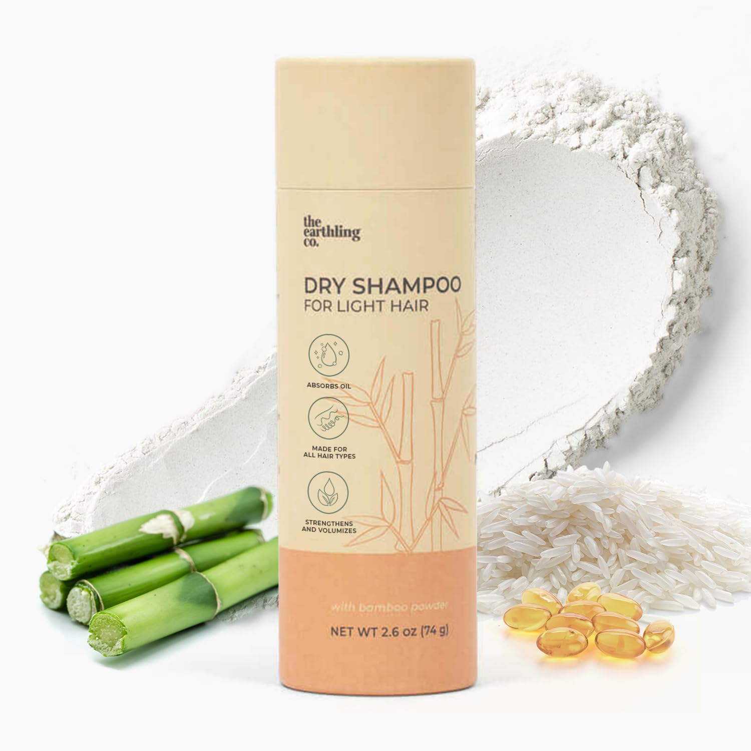 Amazon.com: The Earthling Co. Dry Shampoo - Non Aerosol Volumizing ...
