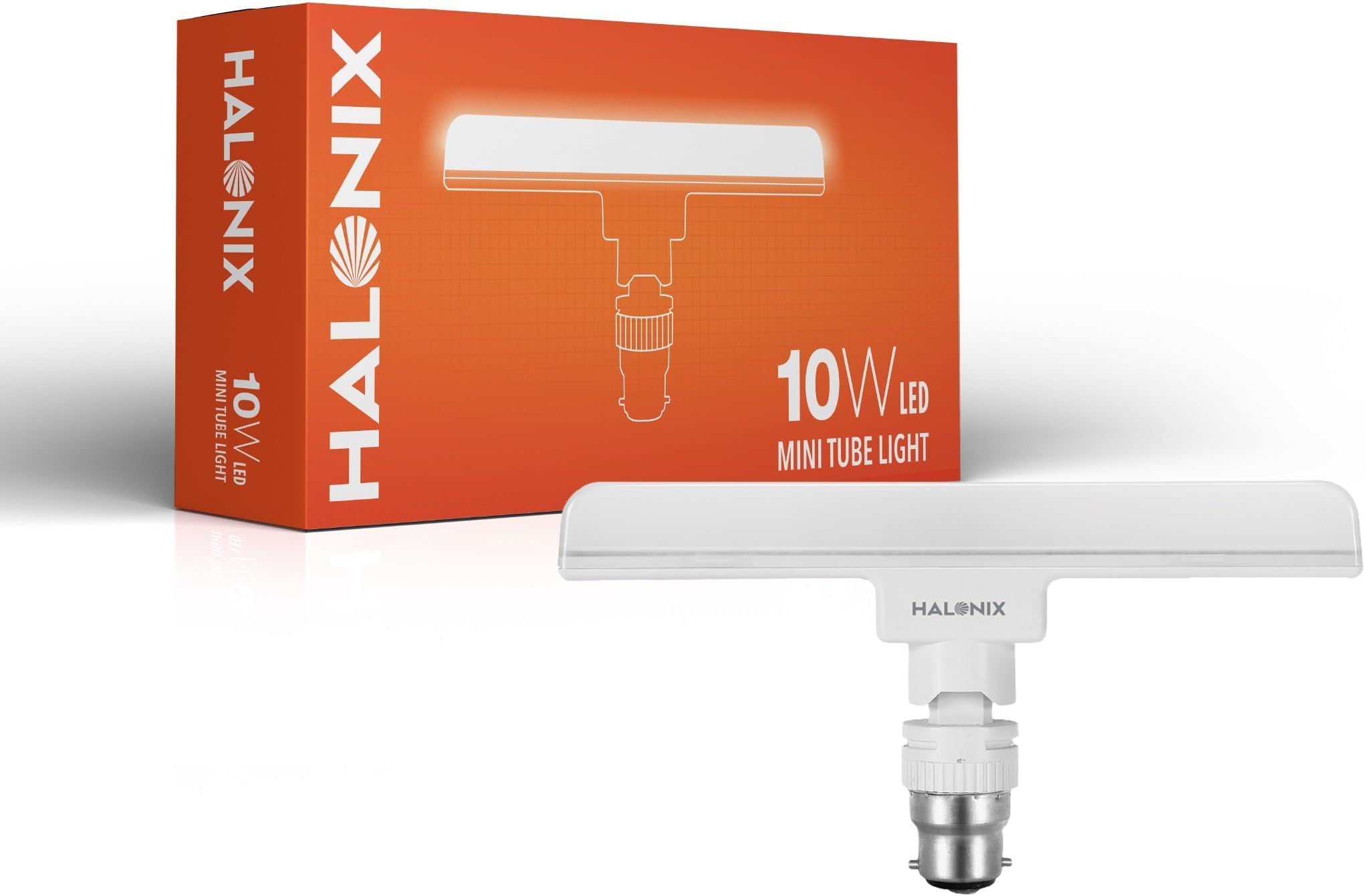 Buy Halonix 10 Watts B22d LED bulb tube Light Cool White, Pack of 1, T ...