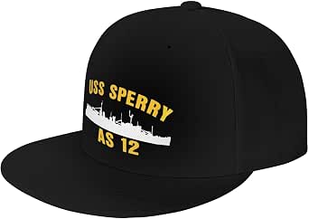 USS Sperry As 12 Outdoor Baseball Hat Flat Hat Black at Amazon Men’s ...