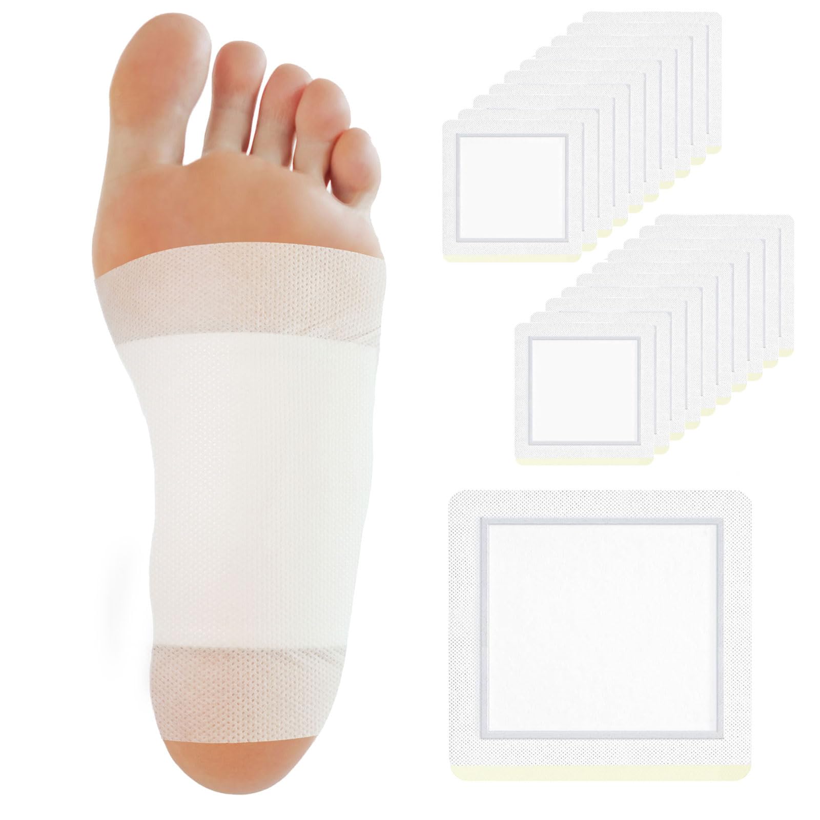 Amazon.com : 20pcs 5.1"X5.5" Self Adhesive Castor Oil Packs Wrap for ...