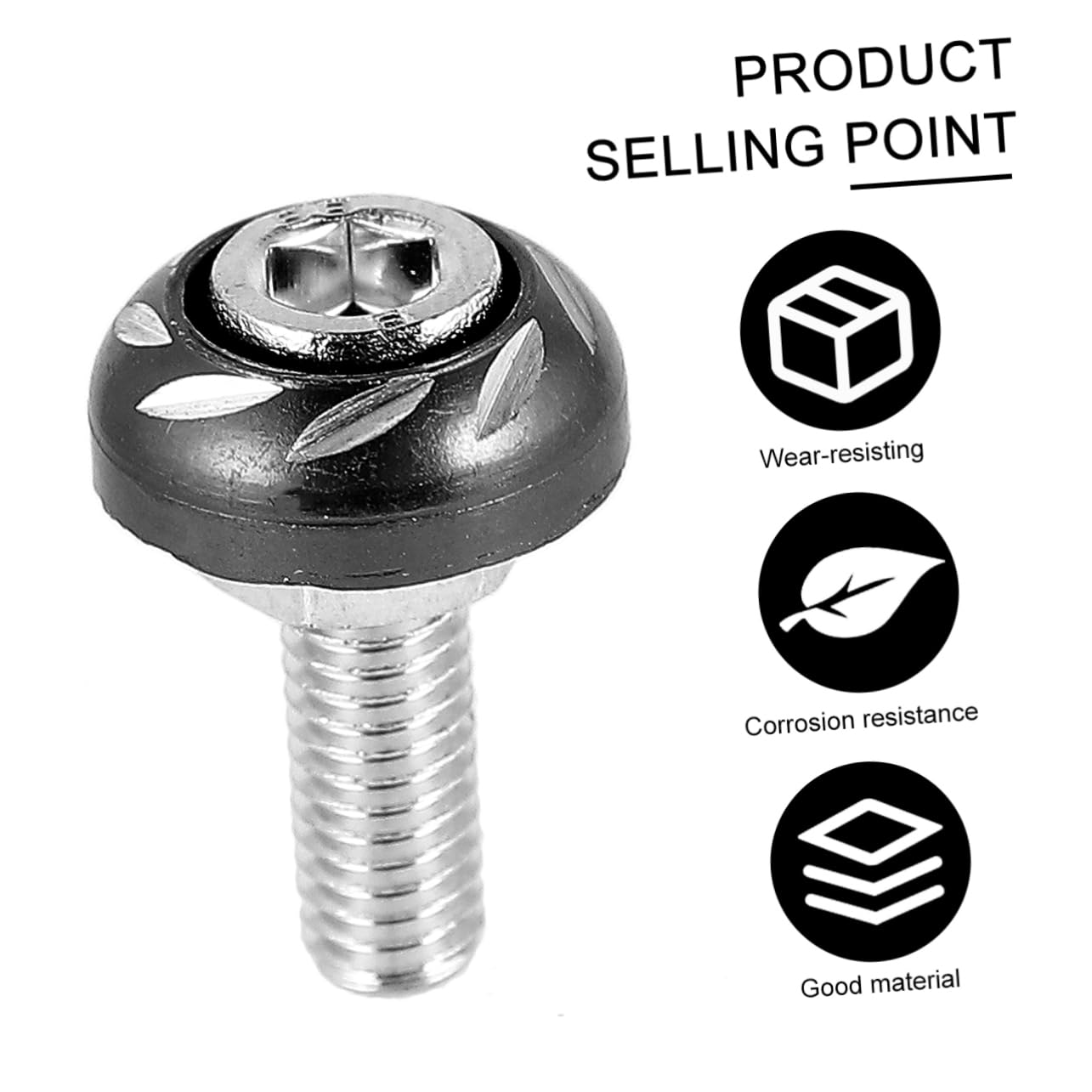 Motorcycle License Plate Screws Zoyueyie 20pcs 6mm Motorbike License ...