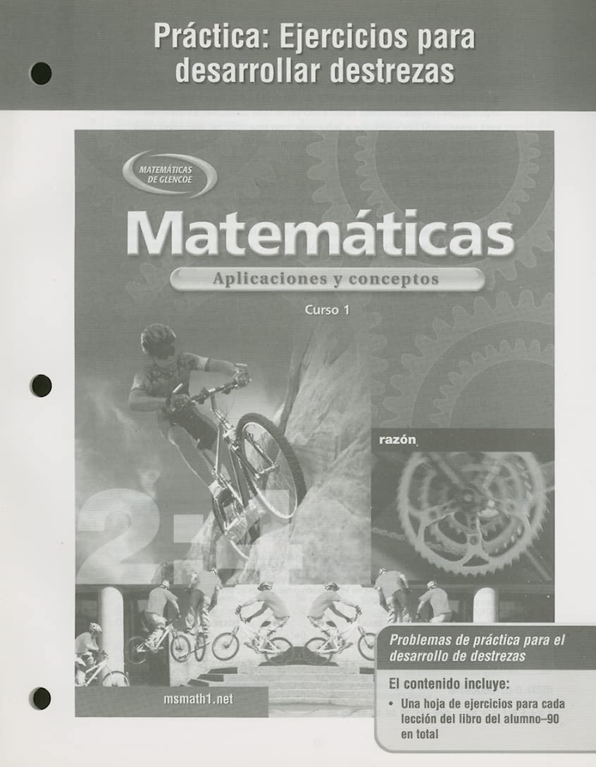 Amazon.com: Mathematics: Applications and Concepts, Course 1, Spanish ...