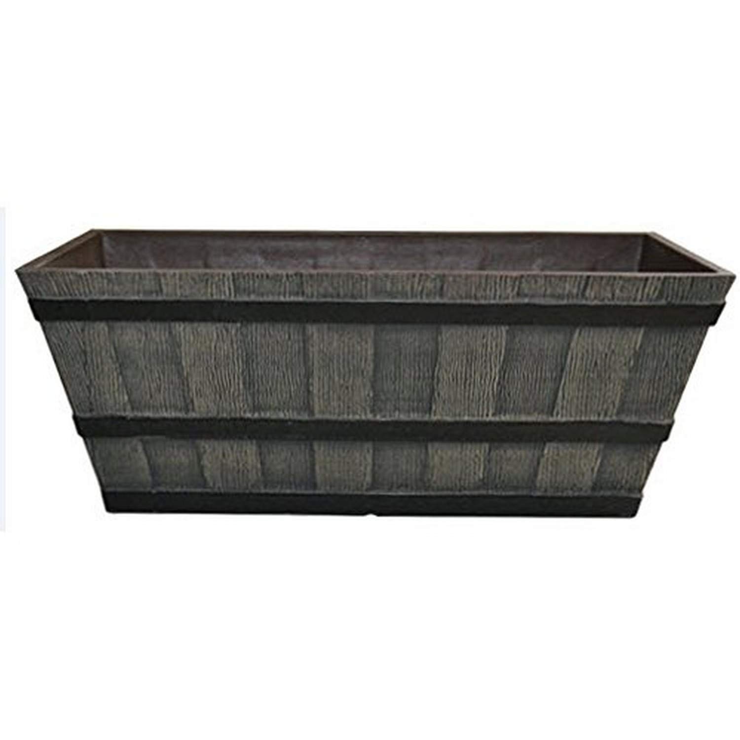 WBT22-011 Whiskey Barrel Trough Planter, 22"