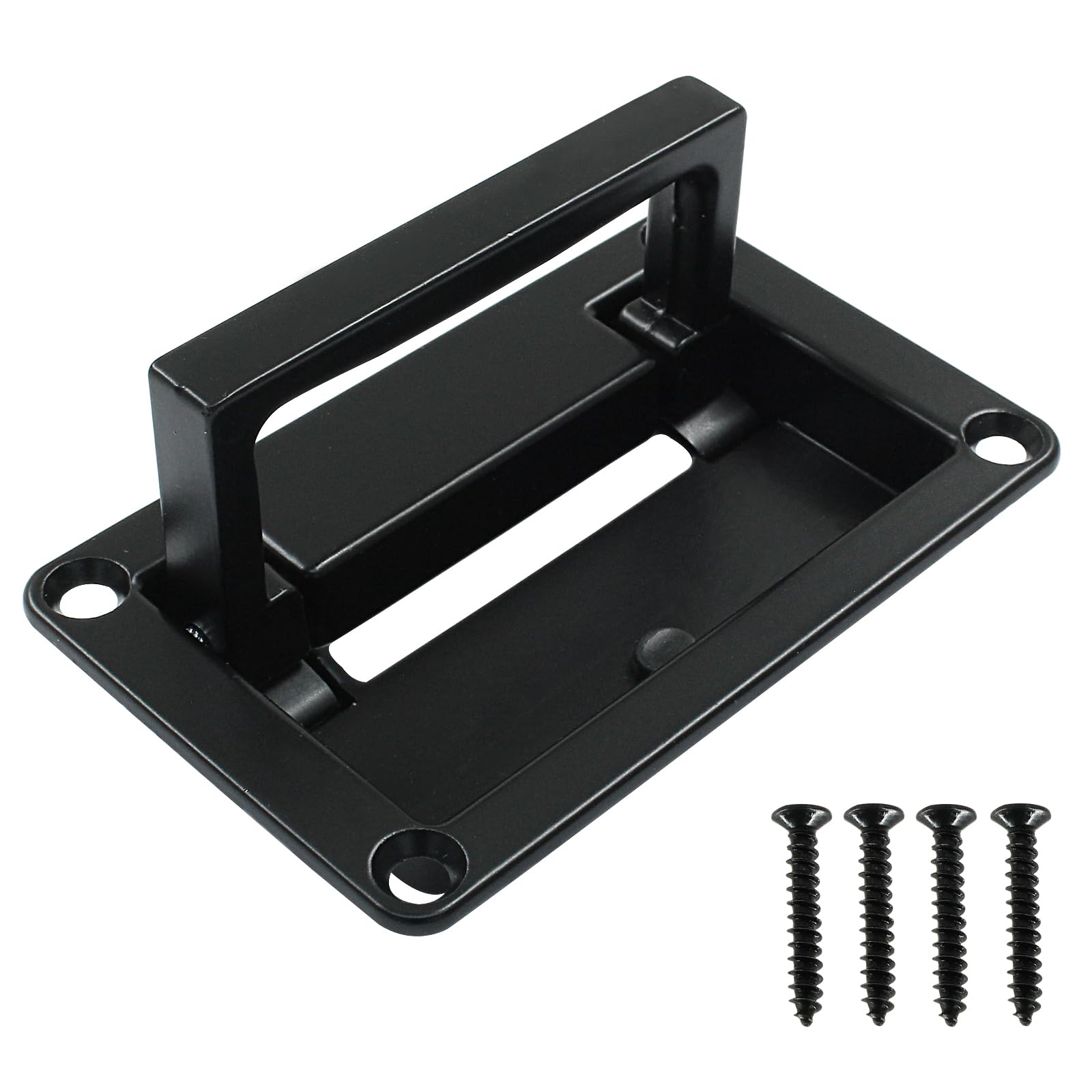 Zorfeter Black Recessed Pull Handles with Mount Screws, Hatches Pull ...