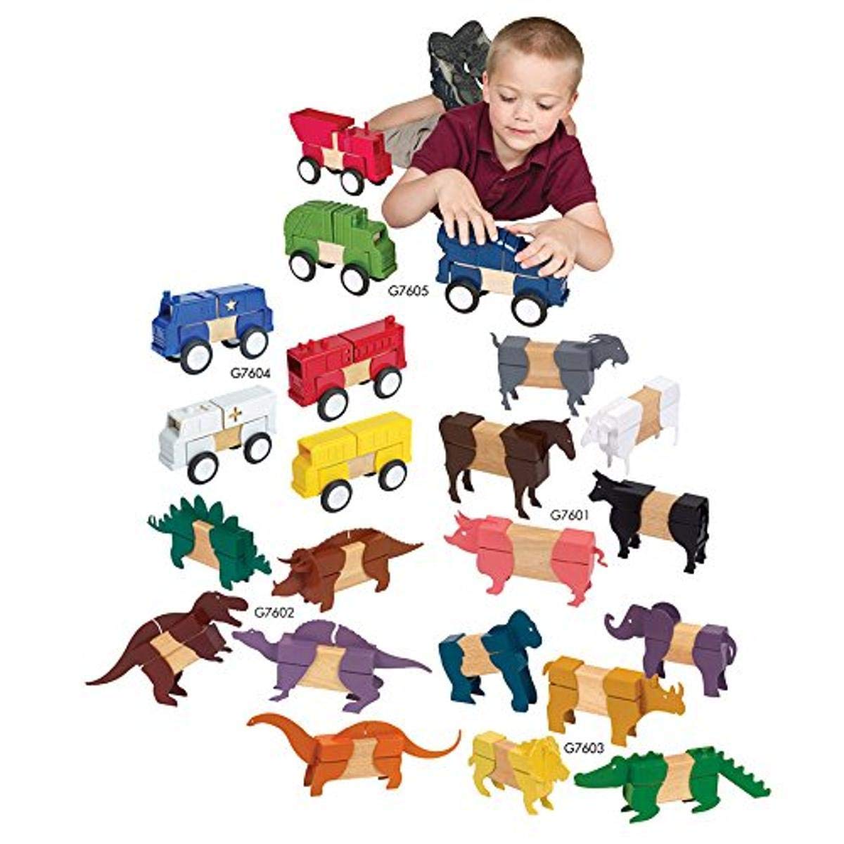 Amazon.com: Becker's School Supplies Block Mates Complete Set, (Set of ...