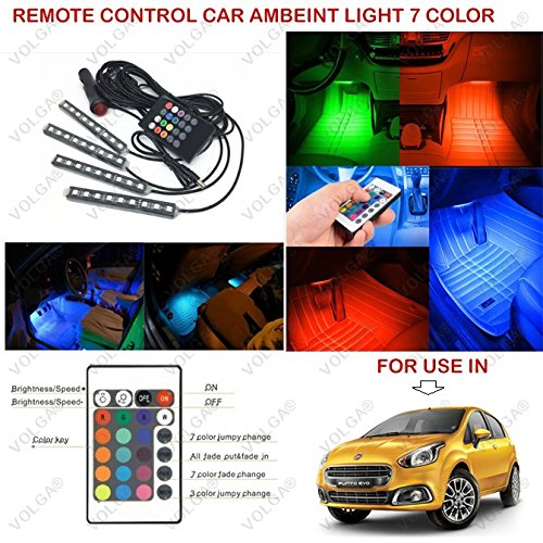 Volga Remote Control Ambient Lighting Atmosphere Car Interior Led Light ...