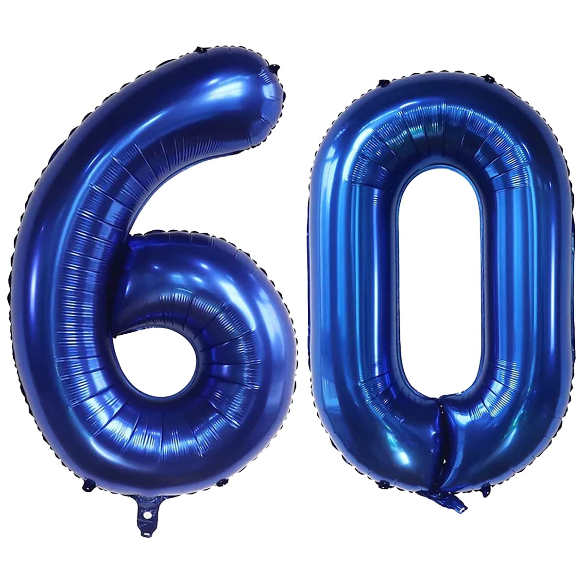 Amazon.com: 40Inch Navy Blue Number 60 Balloons Self-Sealing Balloon 60 ...