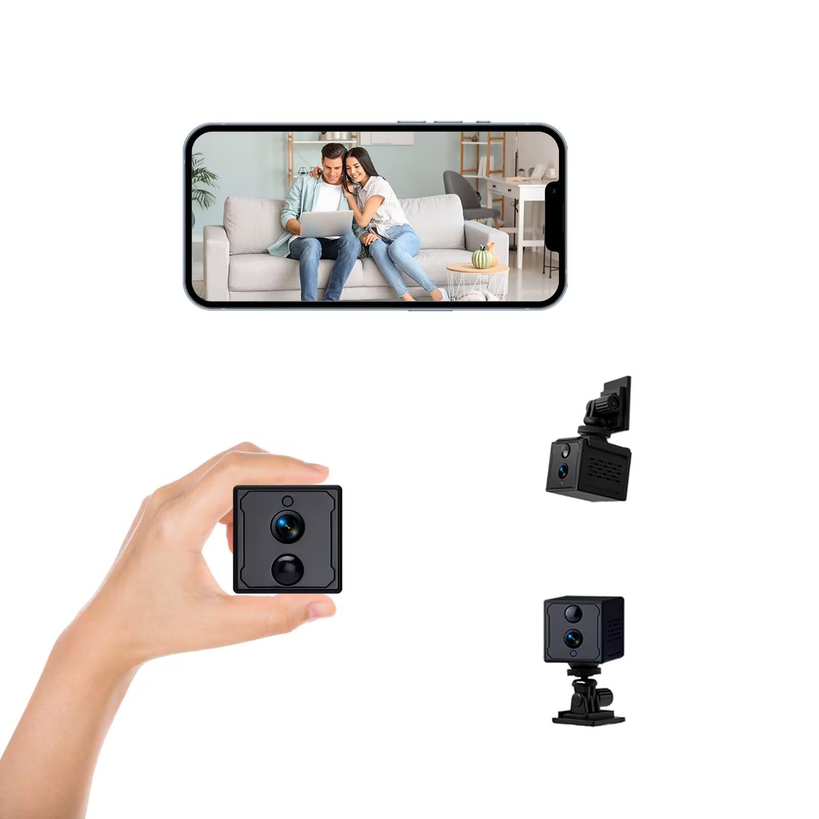 Amazon.com : FINSUI Mini Spy Camera Hidden Camera 2K Wireless Mini ...