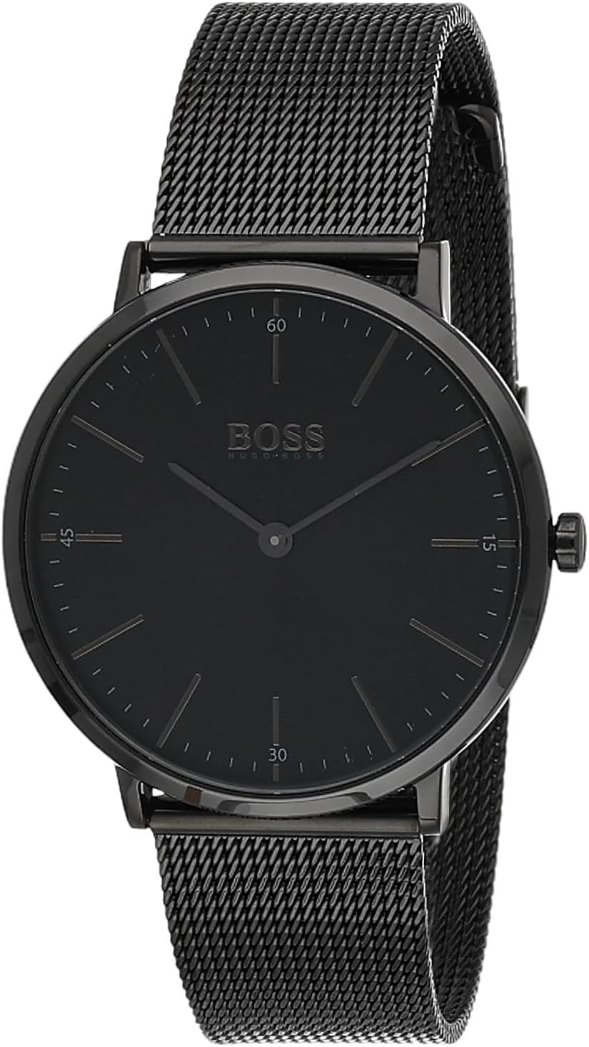 Boss Orologio Analogico al Quarzo da Uomo con Cinturino in Maglia ...