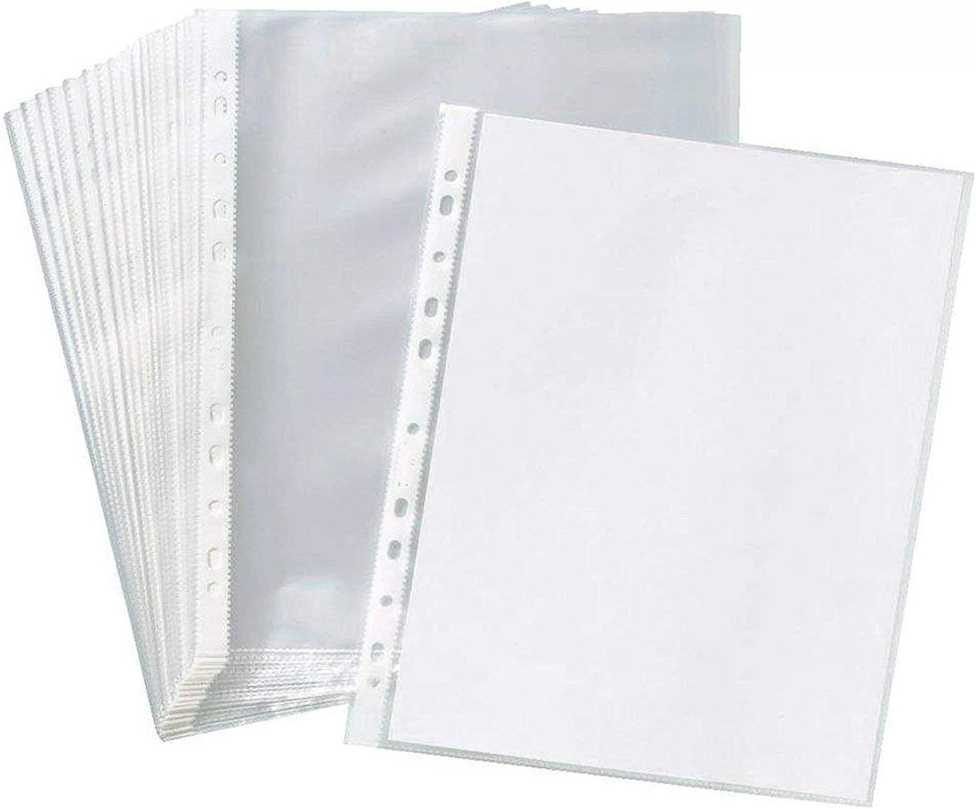 GreatDio® 10 pcs Plastic Clear Folder Leafs Sheet Protector for ...