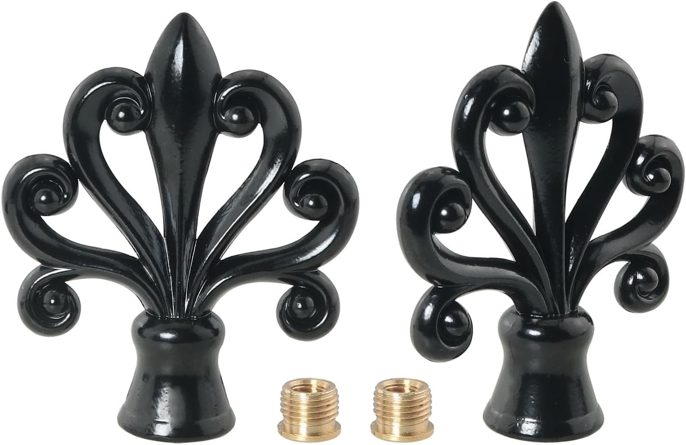 Lamp Finials MEETOOT 2pcs Bronze M10 Inner Thread Metal Cap Knob Lamp ...