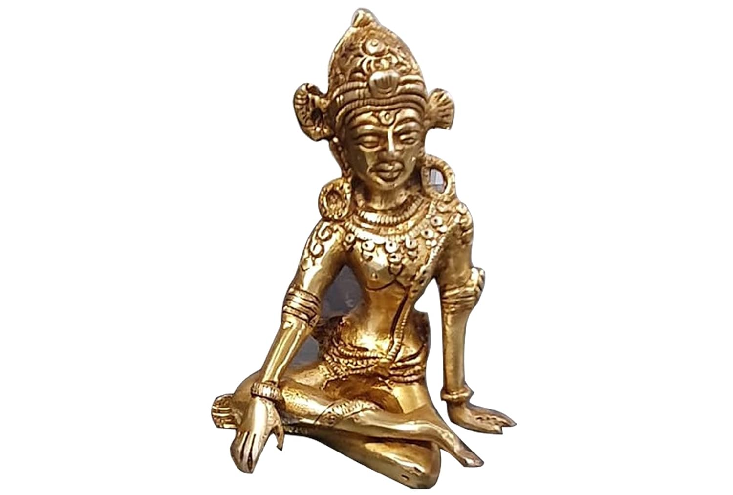Buy TEJAS Brass Statue Indra Dev Idol Rain God | Vastu Remedy for Home ...