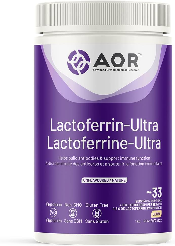 AOR - Lactoferrin Ultra - 1kg Powder - Lactoferrin-Enhanced Whey ...