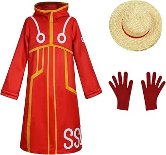 Amazon.com: Maiukuoye Anime Monkey Egghead Island Cosplay Costume ...