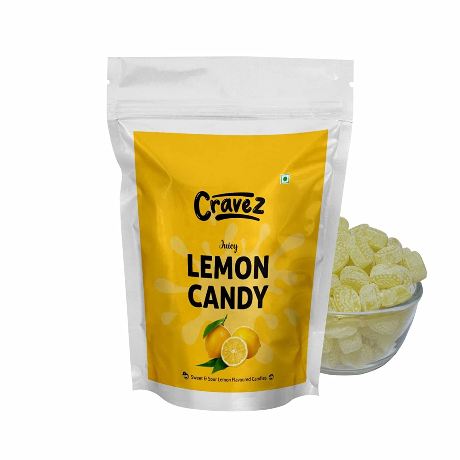 Cravez Lemon Candy (500Supreme Foods Gm) | Lemon Flavour Candy | Sweet ...